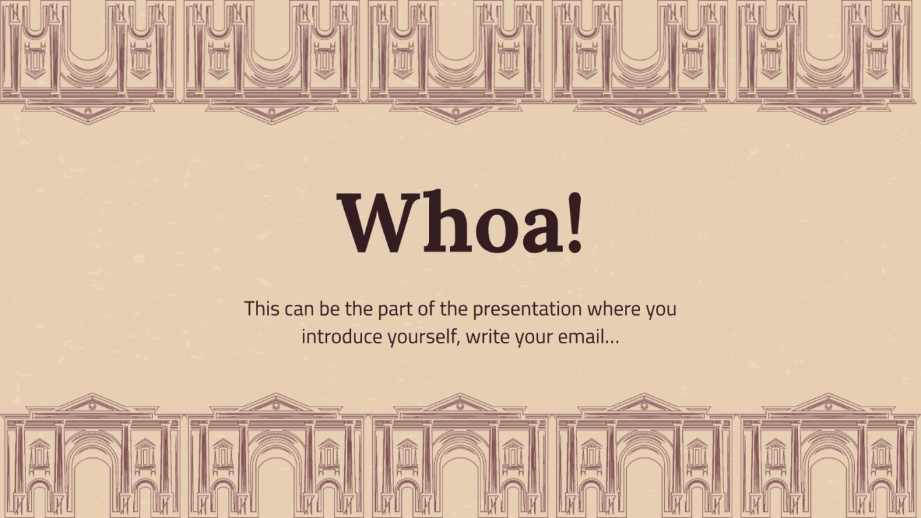 Roman Theater Theme | Google Slides & PPT