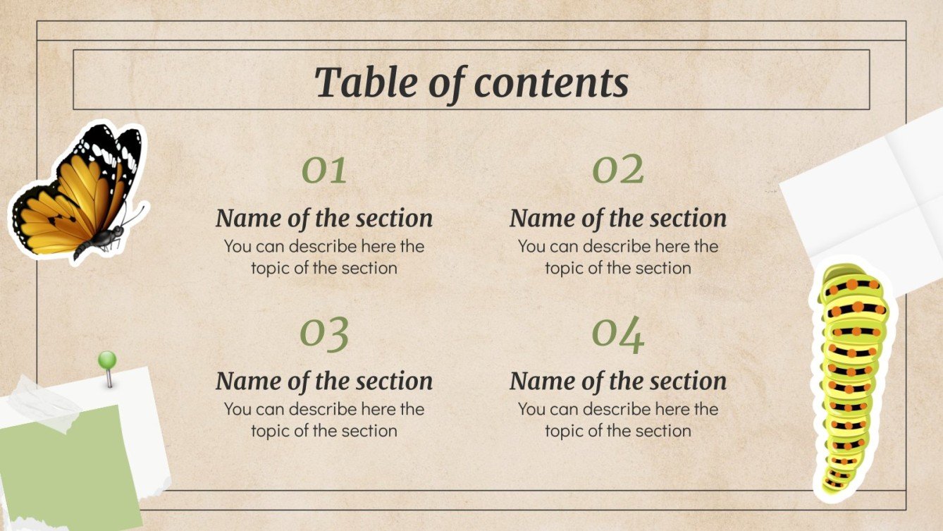 Worms and Caterpillars | Google Slides & PowerPoint