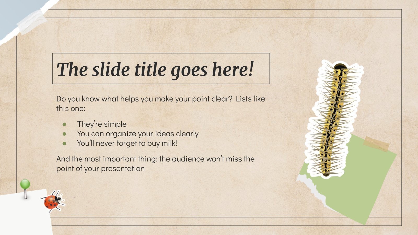 Worms and Caterpillars | Google Slides & PowerPoint