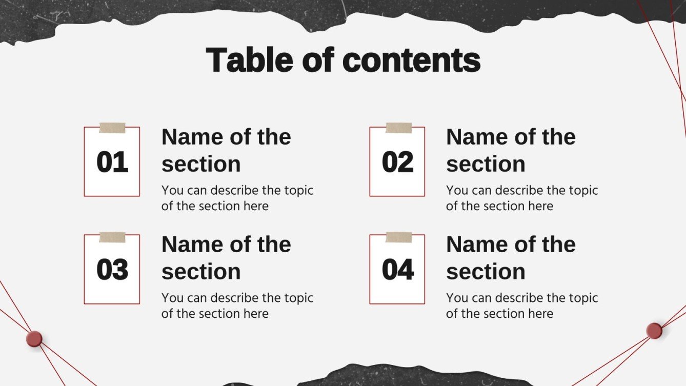 Murder and Mystery | Google Slides & PowerPoint template