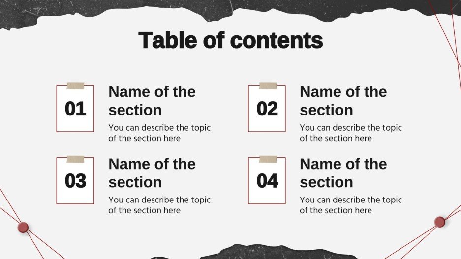 Murder and Mystery | Google Slides & PowerPoint template