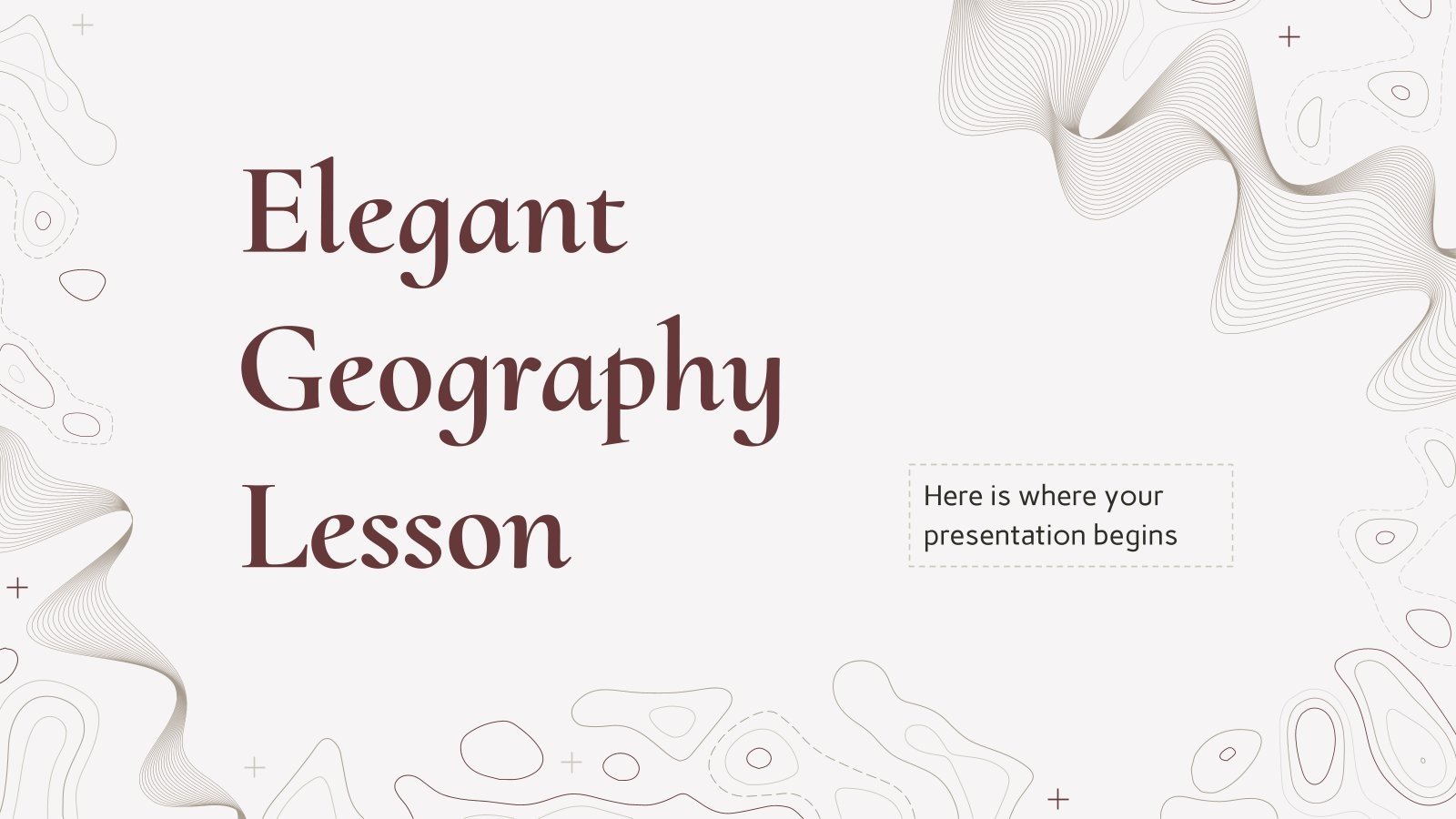 Elegant Geography Lesson | Google Slides & PowerPoint