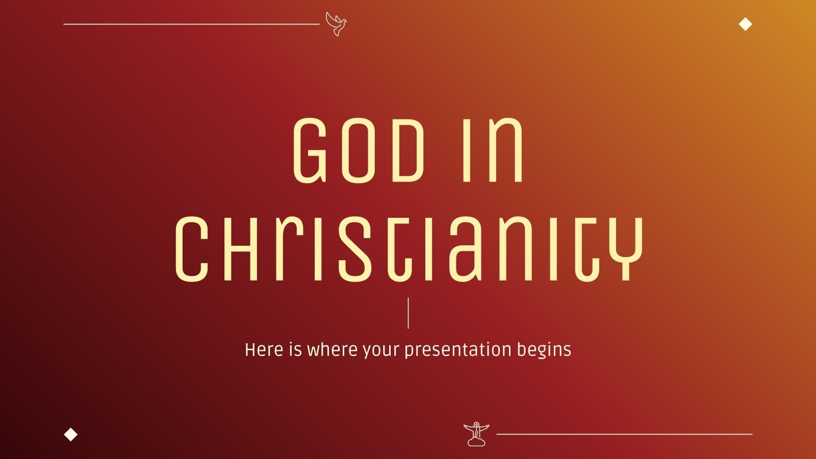 God in Christianity | Google Slides & PowerPoint
