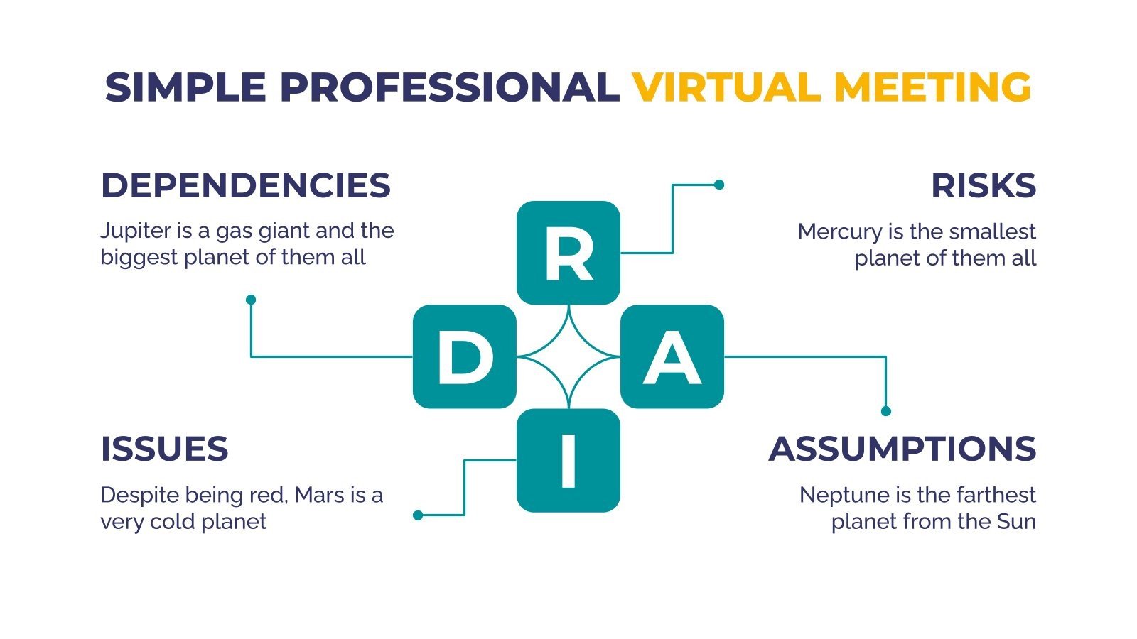 Simple Professional Virtual Meeting Infographics