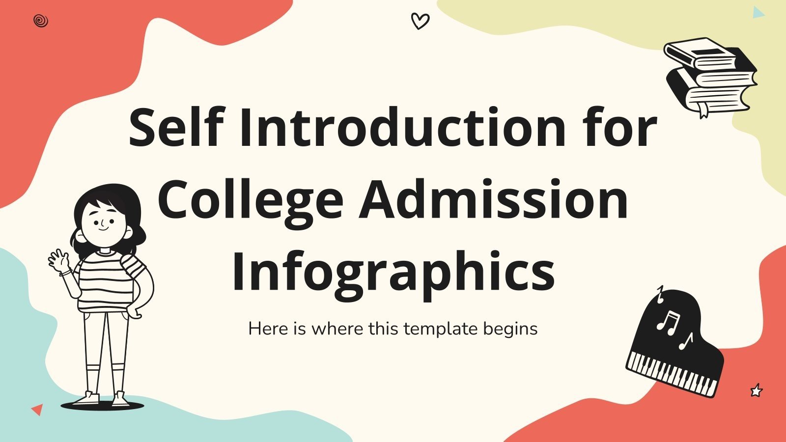Self Introduction for College Admission Infographics