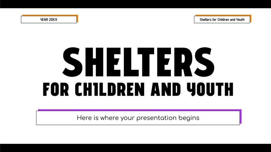 Shelters for Children and Youth | Google Slides & PPT