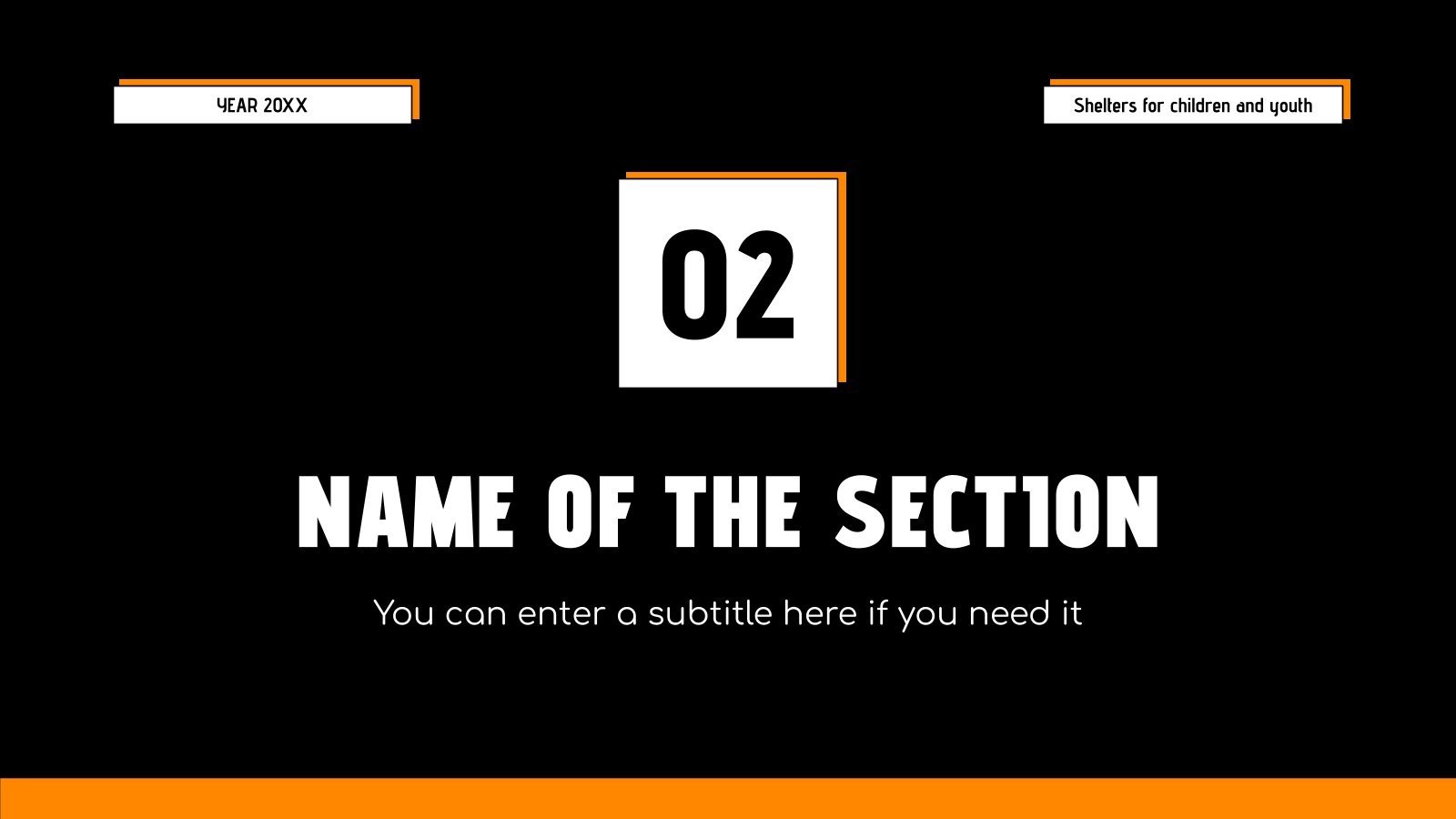 Shelters for Children and Youth | Google Slides & PPT