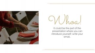 Thanksgiving Dinner Google Slides and PowerPoint Template