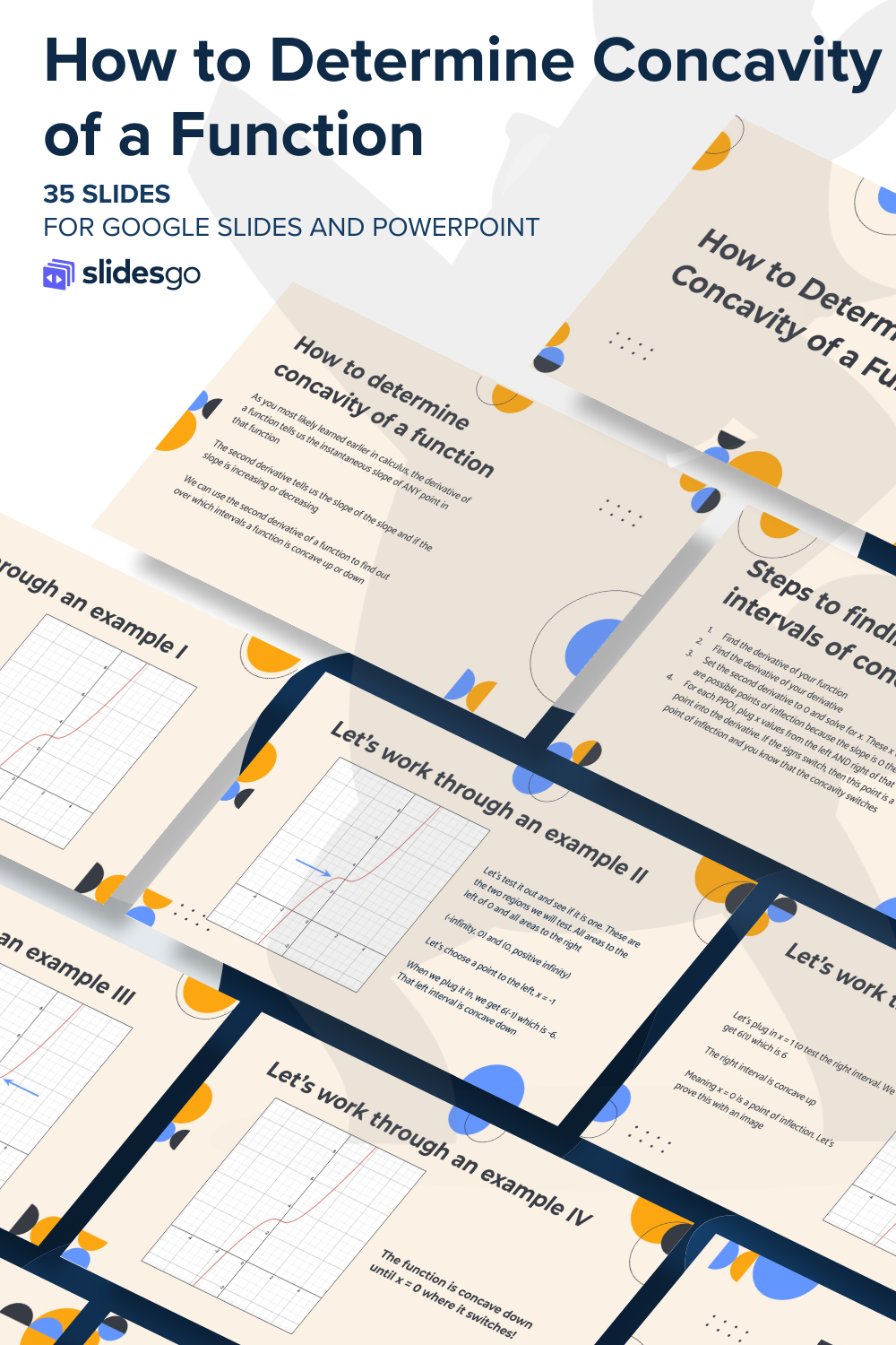 How to Determine Concavity of a Function | Google Slides