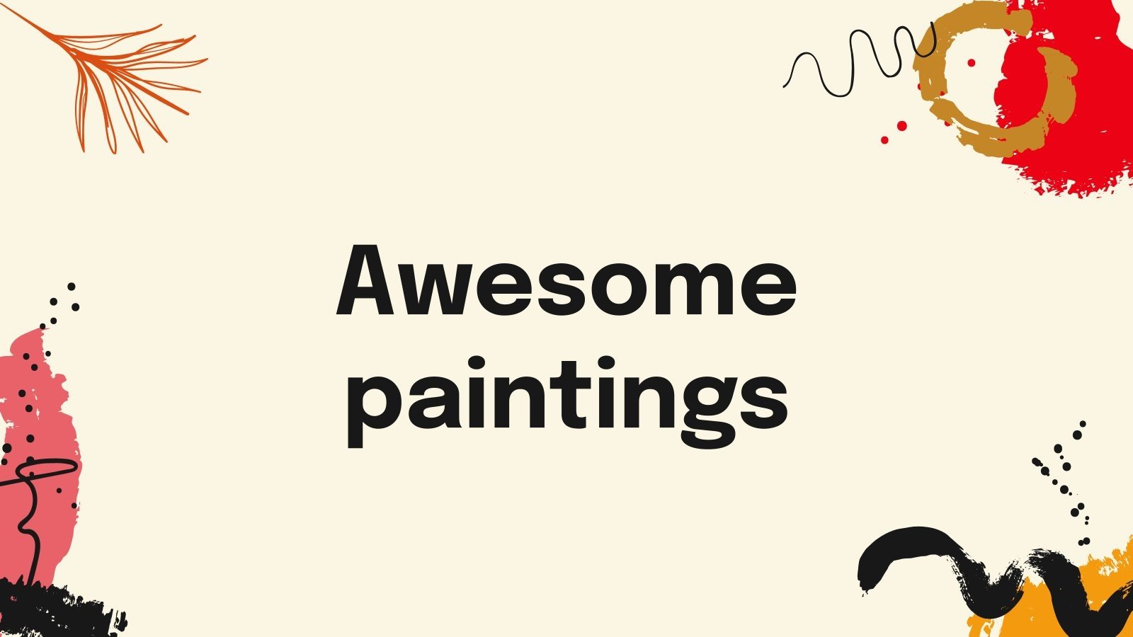 Expressionism Artists | Google Slides & PowerPoint template