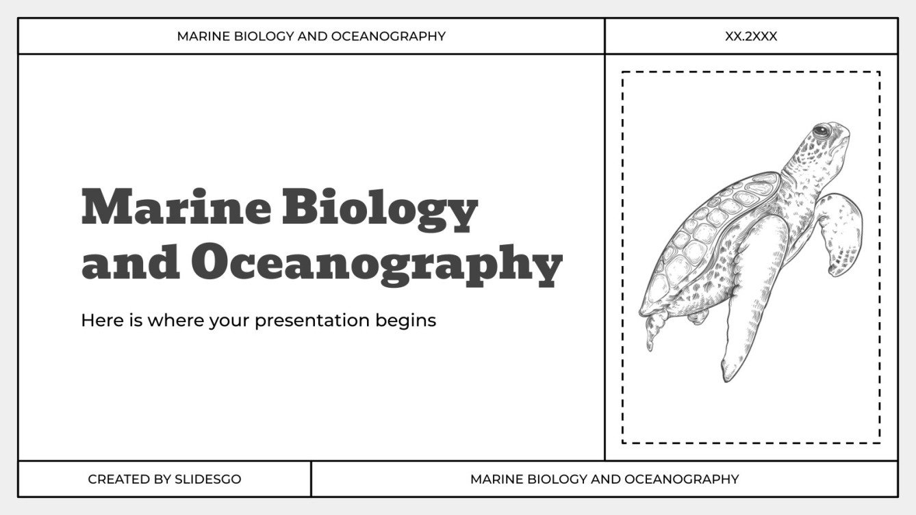 Marine Biology and Oceanography | Google Slides & PPT