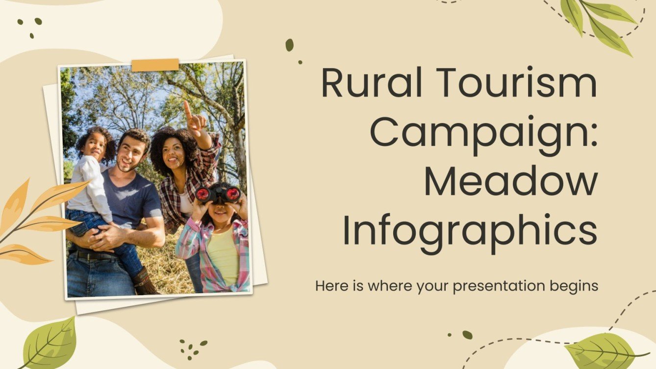 Rural Tourism Campaign: Meadow Infographics | Google Slides