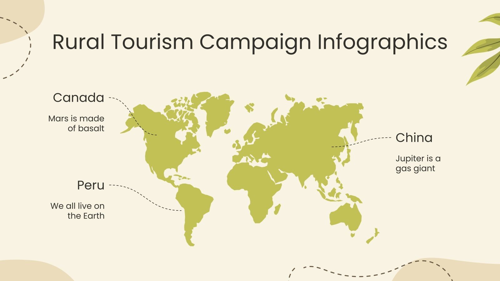 Rural Tourism Campaign: Meadow Infographics | Google Slides