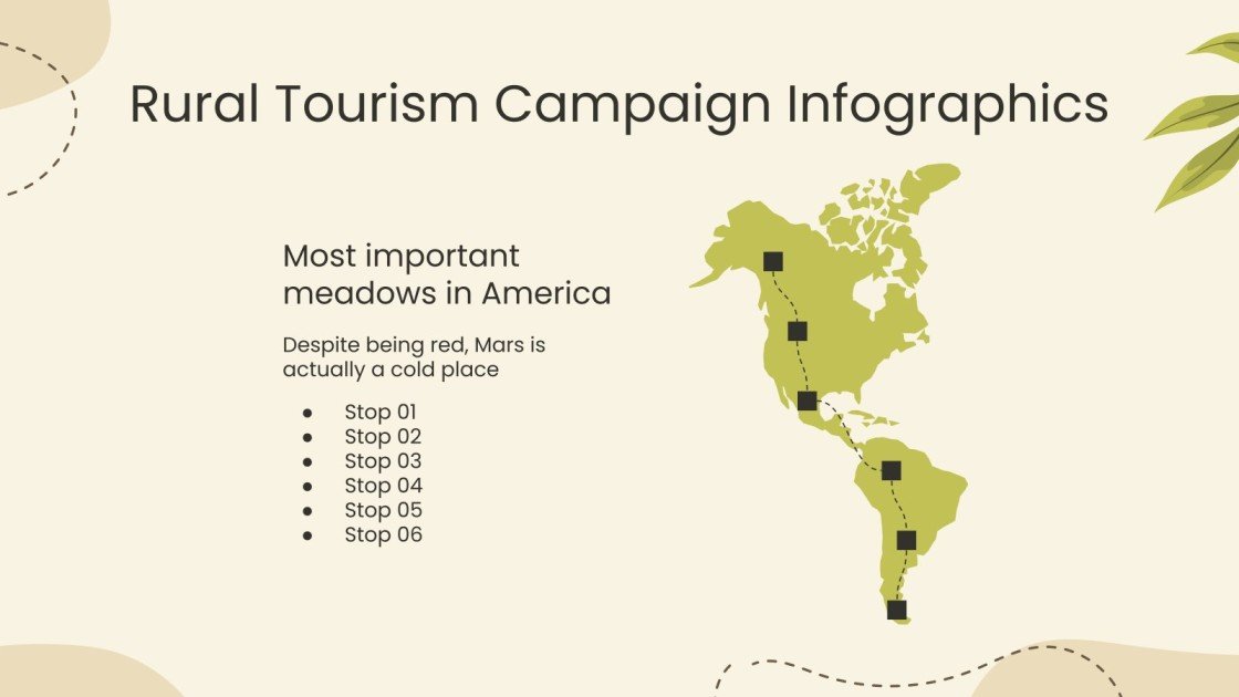 Rural Tourism Campaign: Meadow Infographics | Google Slides