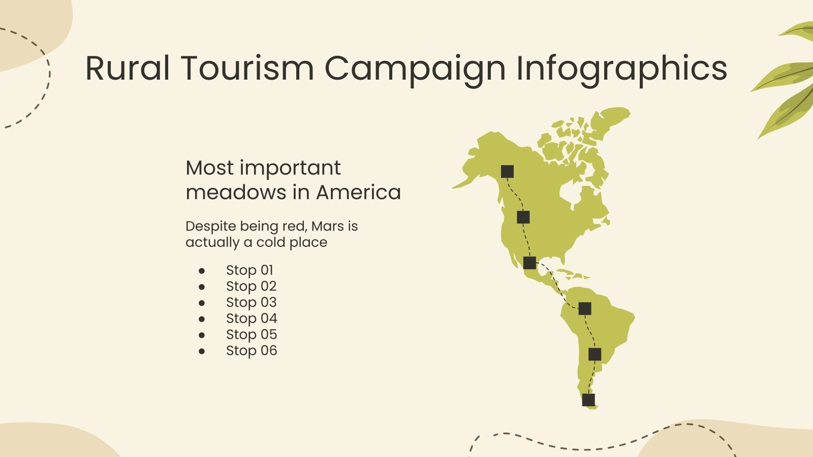 Rural Tourism Campaign: Meadow Infographics | Google Slides
