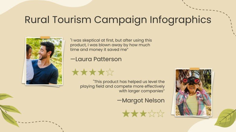Rural Tourism Campaign: Meadow Infographics | Google Slides