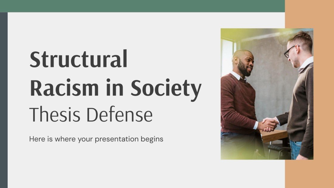 Free Thesis Defense Google Slides and PowerPoint Templates
