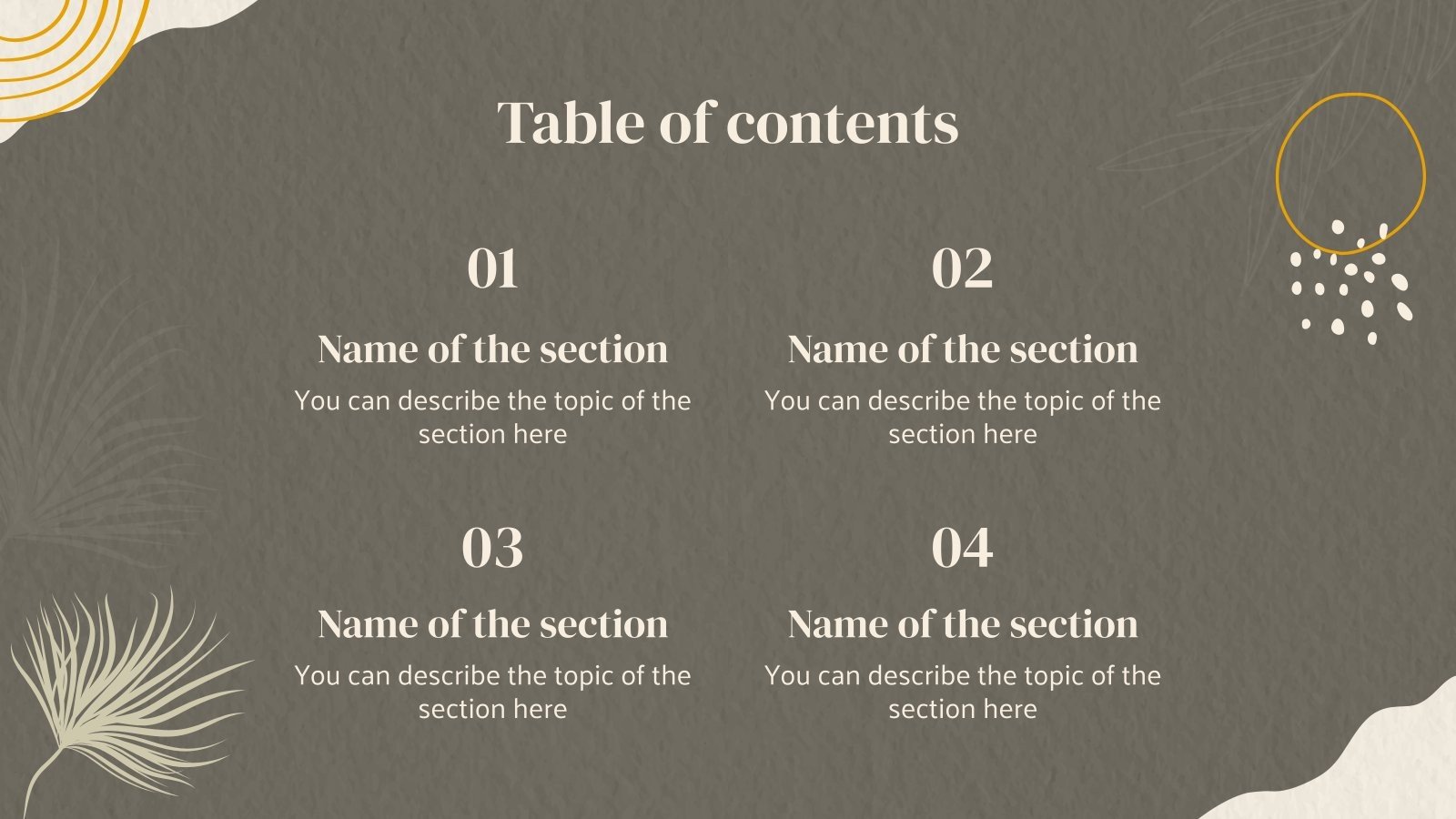 Relaxing Theme | Google Slides & PPT