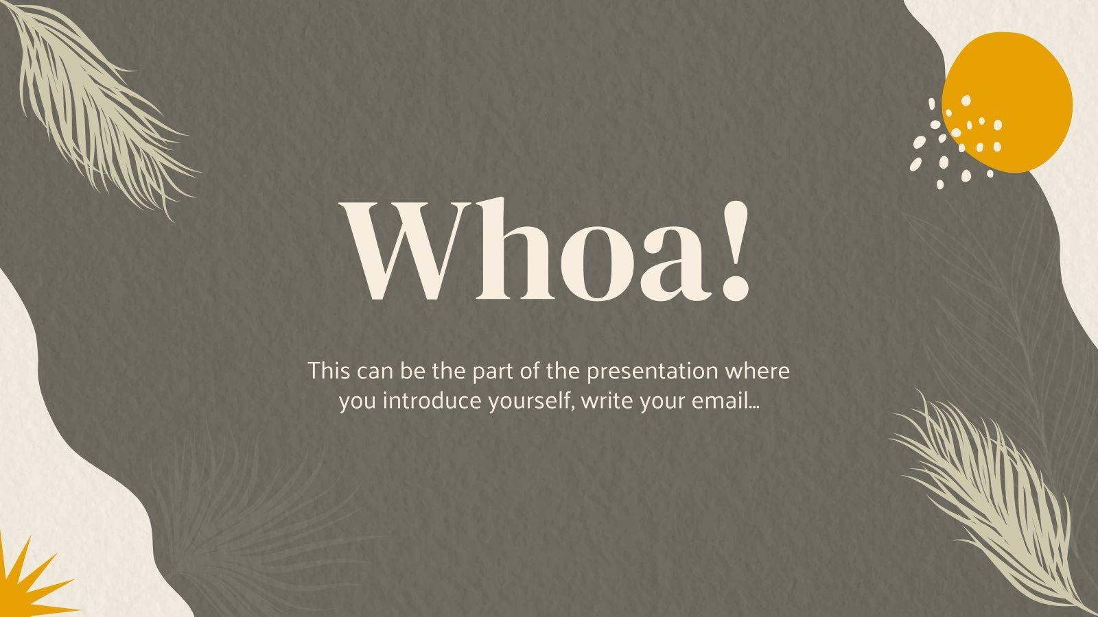 Relaxing Theme | Google Slides & PPT