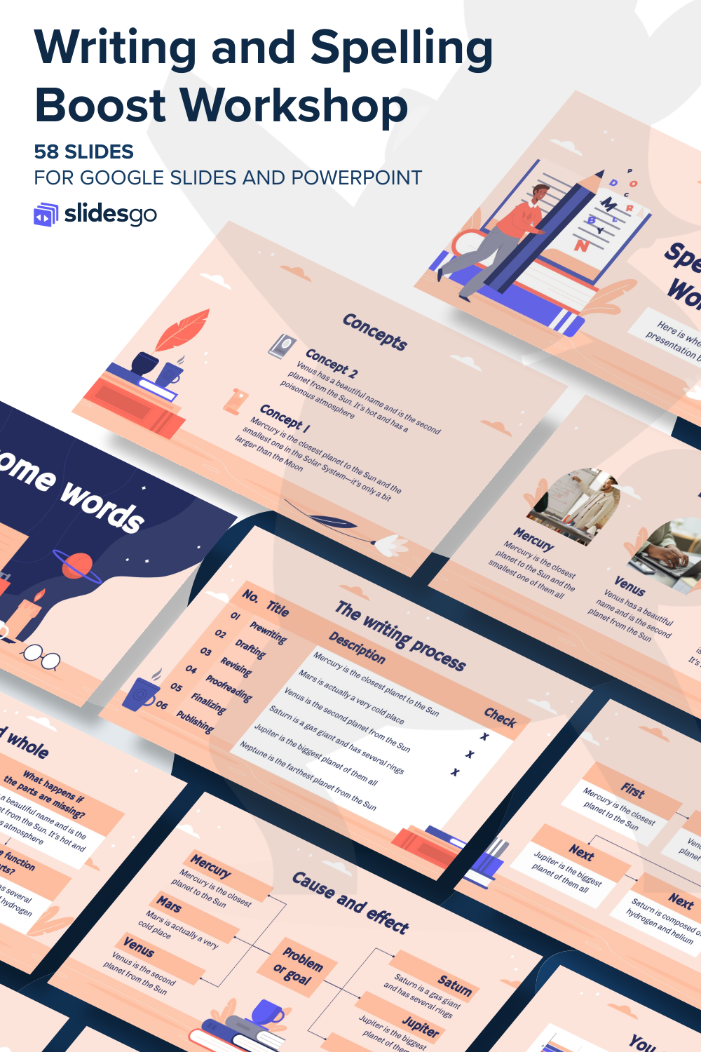 Writing and Spelling Boost Workshop | Google Slides & PPT