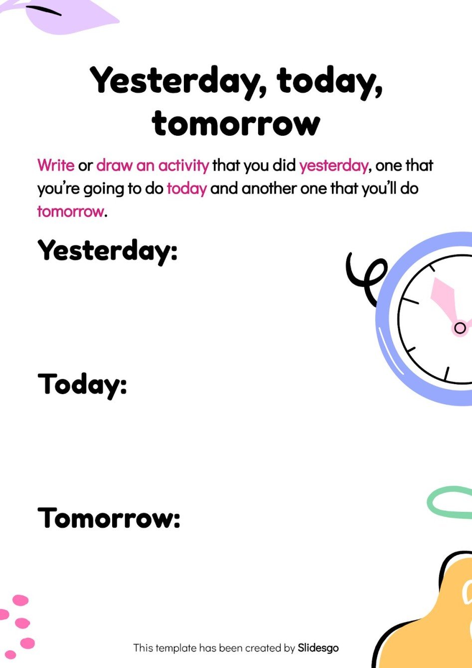 Activity Booklet: What Time Is It? | Google Slides & PPT