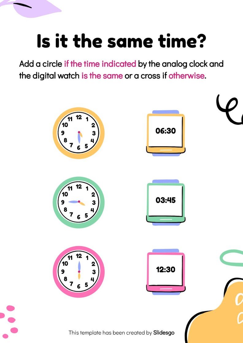 Activity Booklet: What Time Is It? | Google Slides & PPT