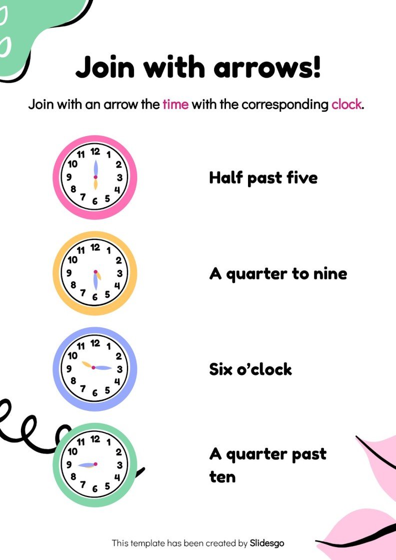 Activity Booklet: What Time Is It? | Google Slides & PPT