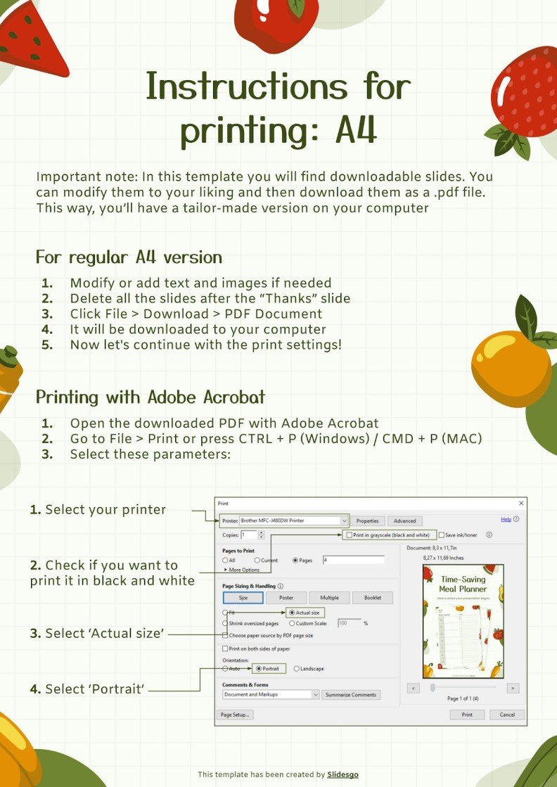 Time-Saving Meal Planner | Google Slides & PowerPoint