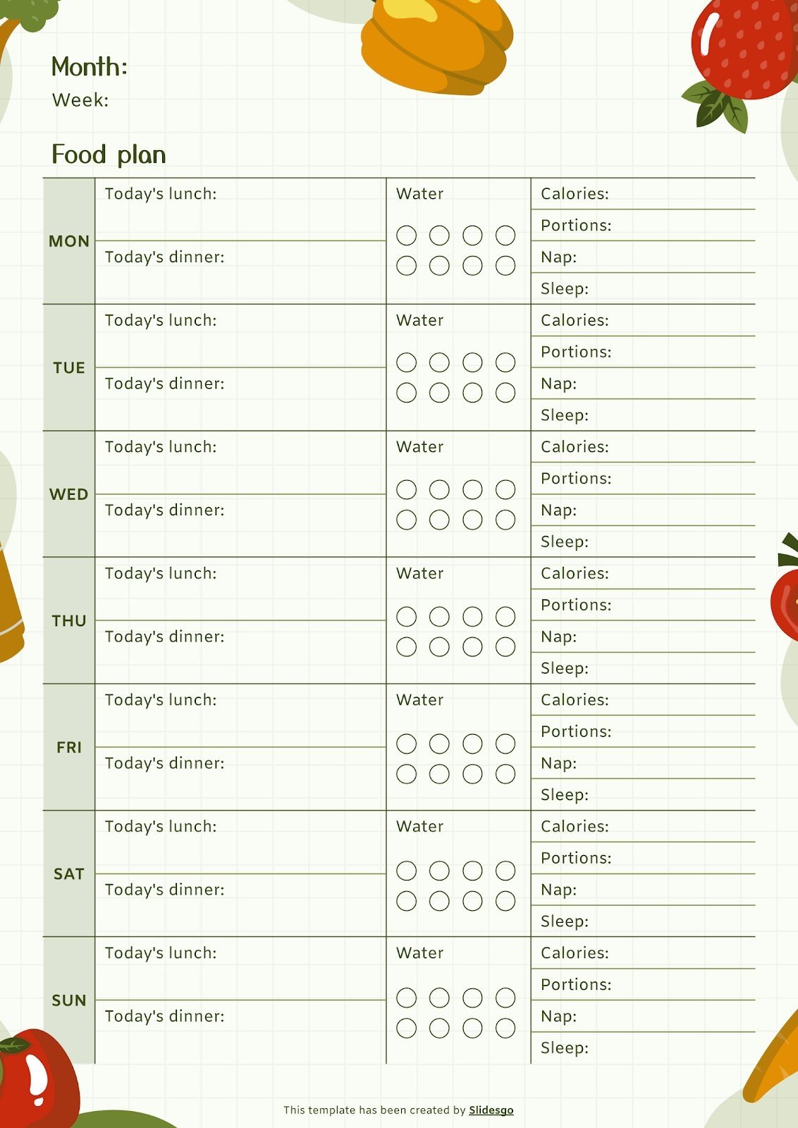 Time-Saving Meal Planner | Google Slides & PowerPoint