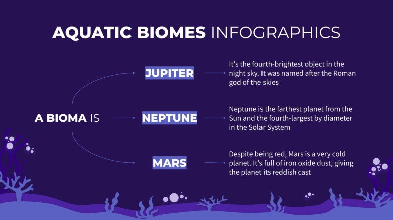 Aquatic Biomes Activities for Elementary Infographics