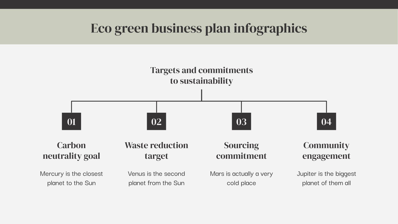 Eco Green Business Plan Infographics | Google Slides
