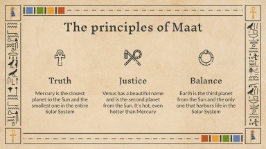 Présentation Déesse de l'Égypte ancienne : Maat