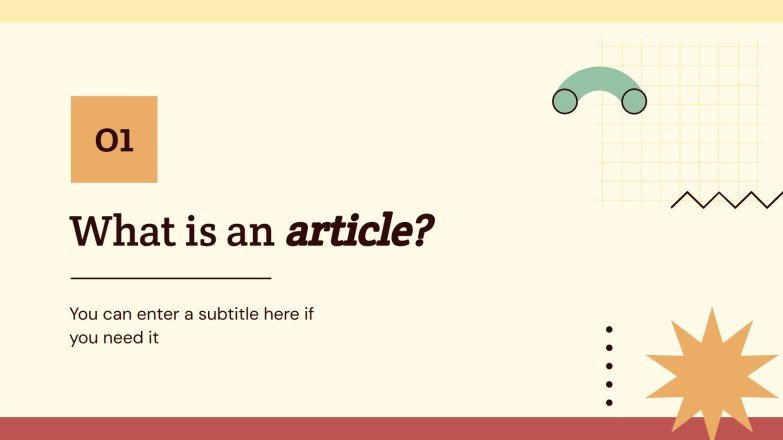Grammar Lesson for High School: The Role of Articles in Descriptive Writing