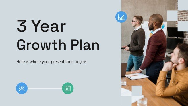 3 Year Growth Plan | Google Slides & PowerPoint template