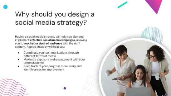 Why Choose Us? Social Media Strategy | Google Slides & PPT