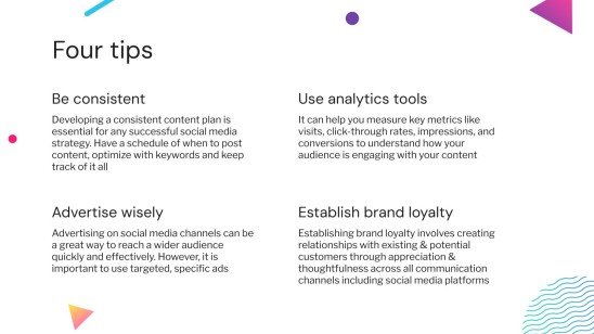 Why Choose Us? Social Media Strategy | Google Slides & PPT