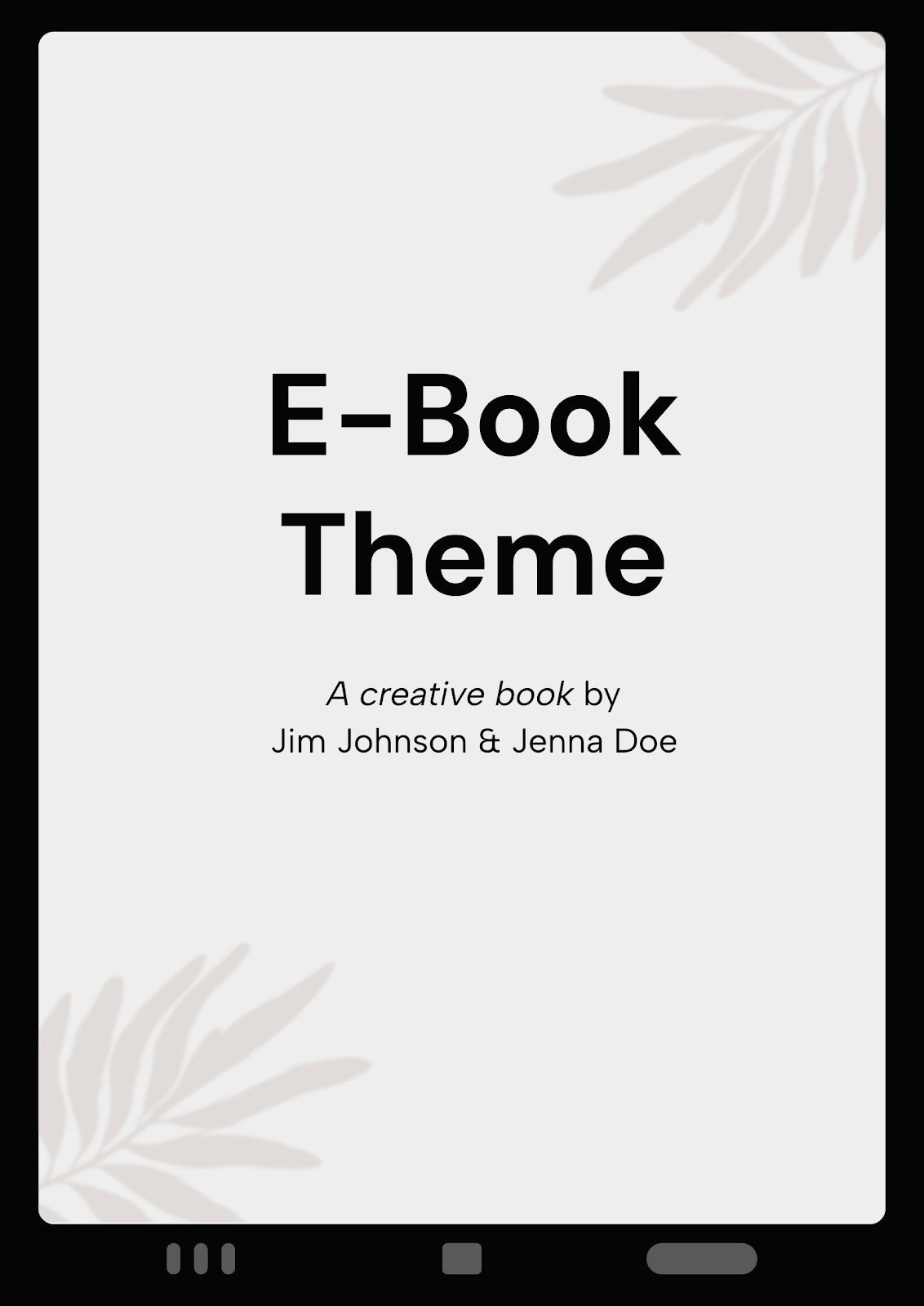 E-Book Theme | Google Slides & PowerPoint template