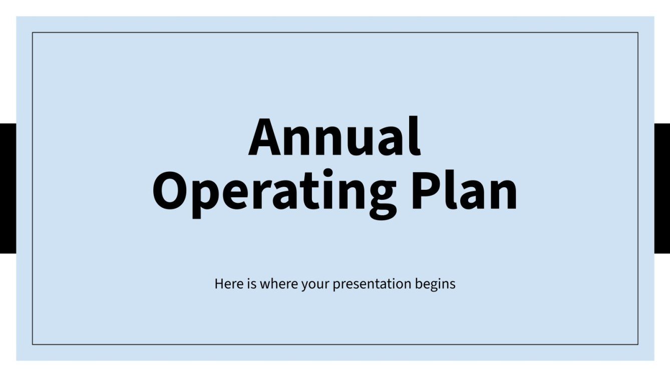 Annual Operating Plan | Google Slides & PowerPoint template