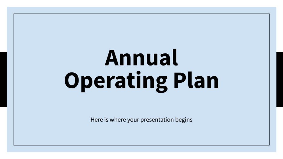 Annual Operating Plan | Google Slides & PowerPoint template