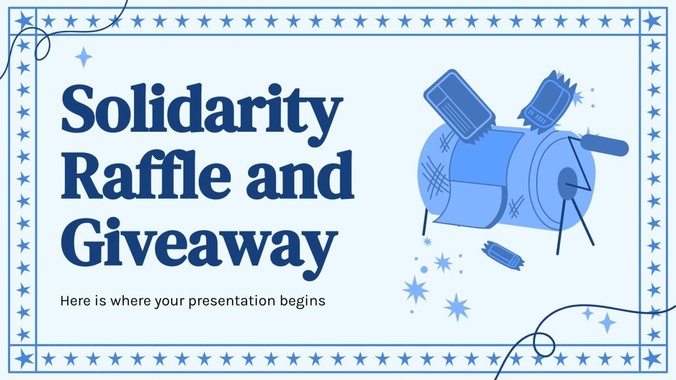 Solidarity Raffle and Giveaway | Google Slides & PPT