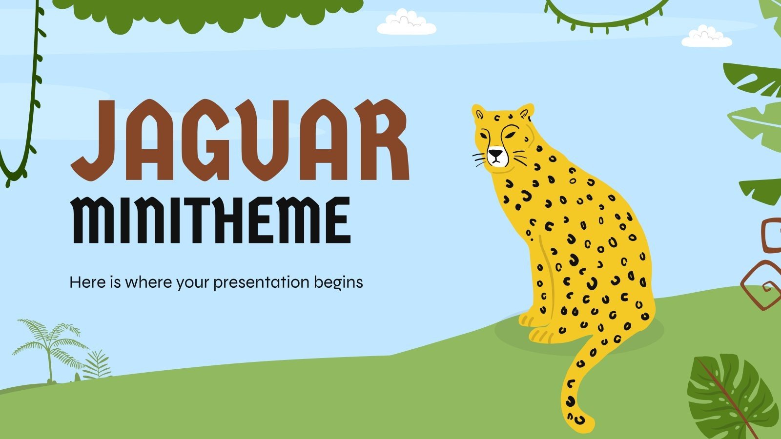 Jaguar Minitheme | Google Slides & PowerPoint template