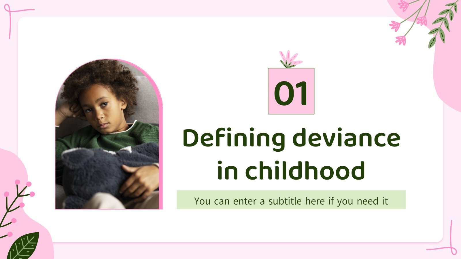 Identifying Deviant Behavior in Children | Google Slides