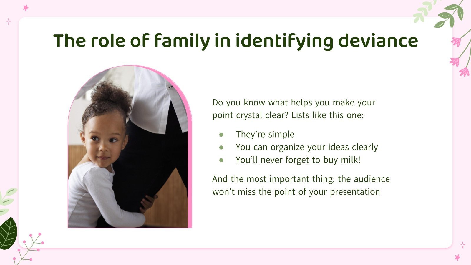 Identifying Deviant Behavior in Children | Google Slides