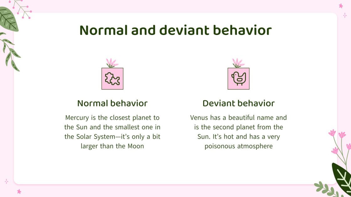 Identifying Deviant Behavior in Children | Google Slides