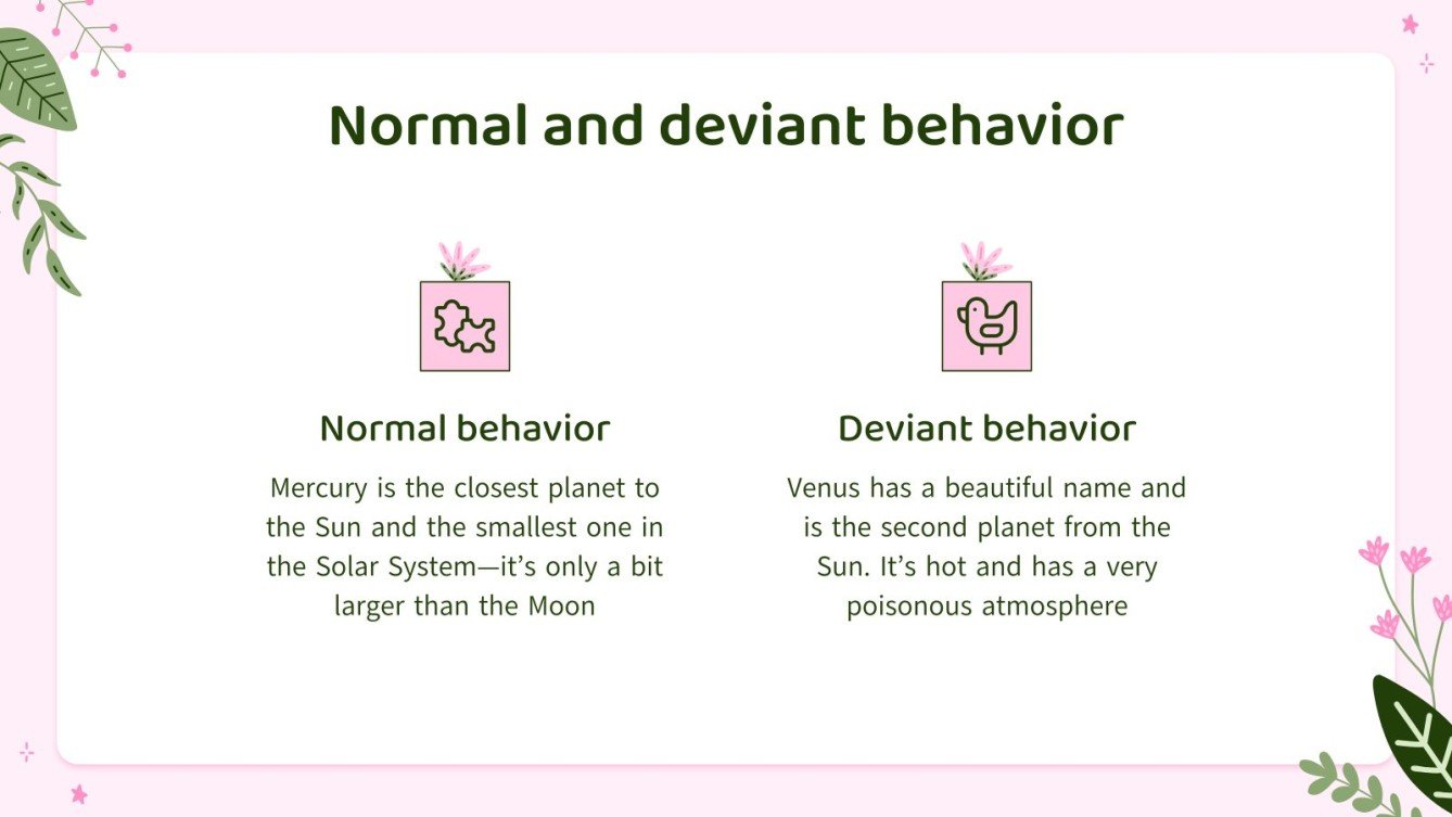 Identifying Deviant Behavior in Children | Google Slides