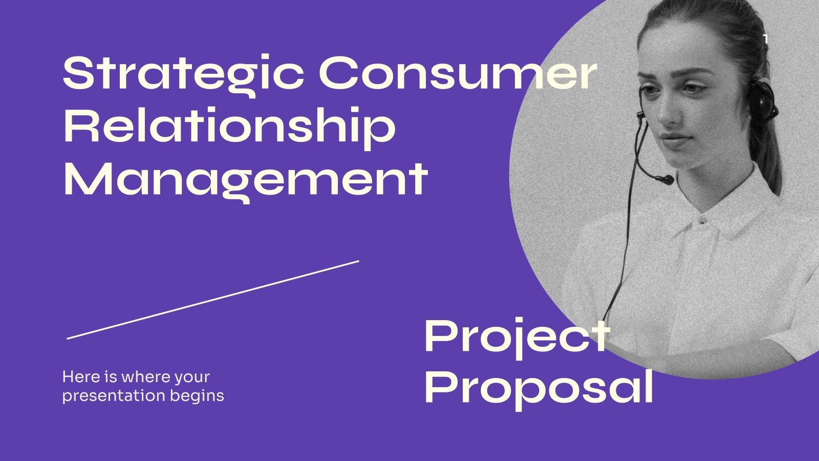 Strategic Consumer Relationship Management Project Proposal