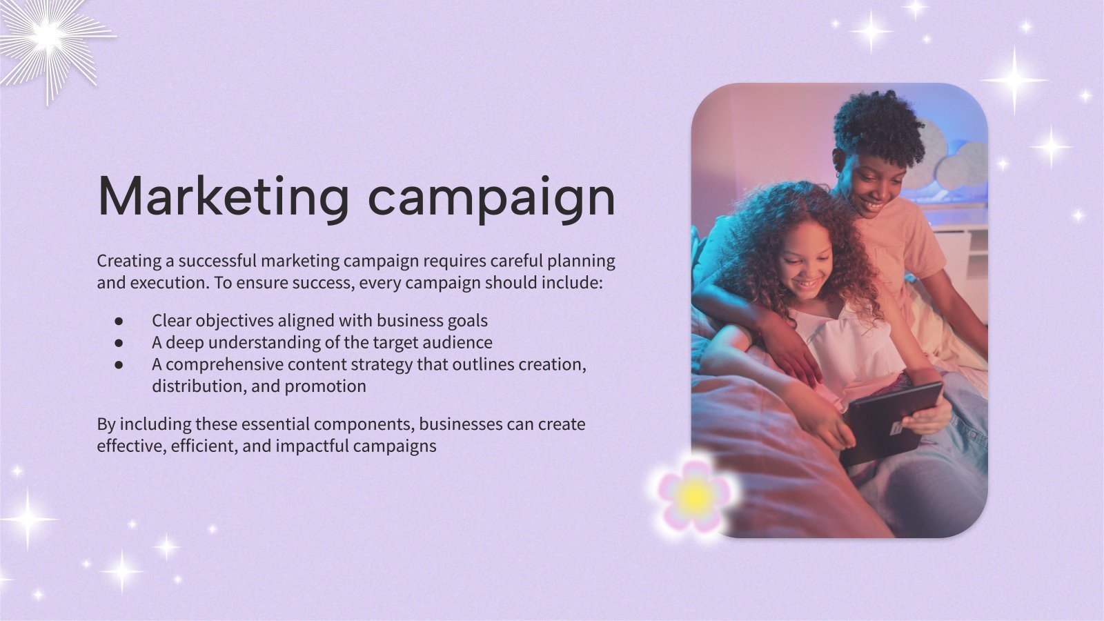 Gen-Z Purple Campaign | Google Slides & PowerPoint