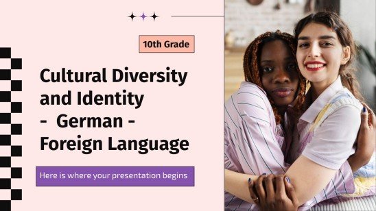 Cultural Diversity and Identity - German | Google Slides