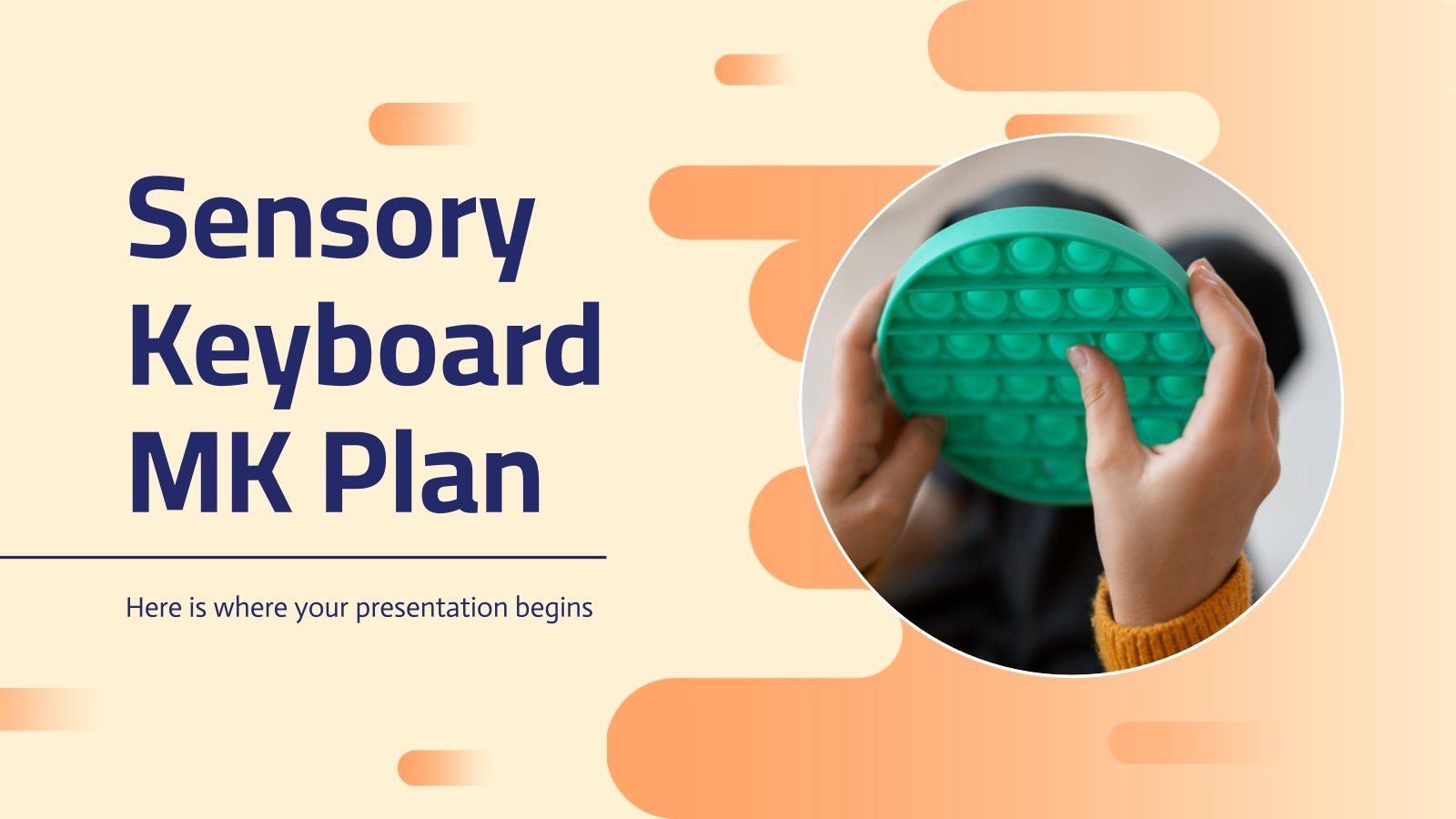 Sensory Keyboard MK Plan | Google Slides & PowerPoint