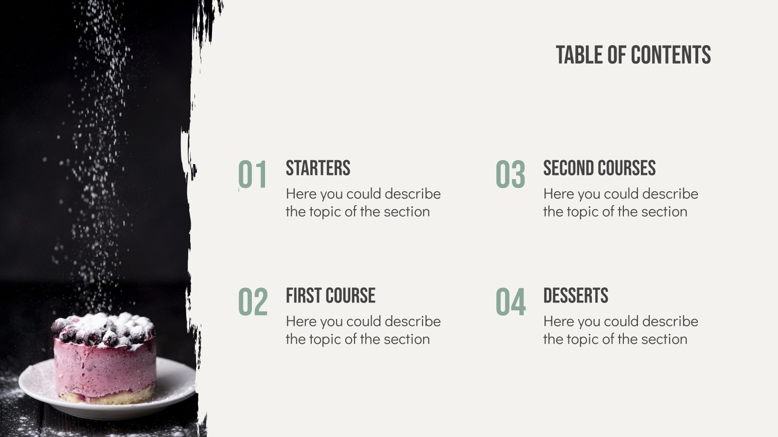 Libro de recetas | Plantilla gratuita de Google Slides y PowerPoint